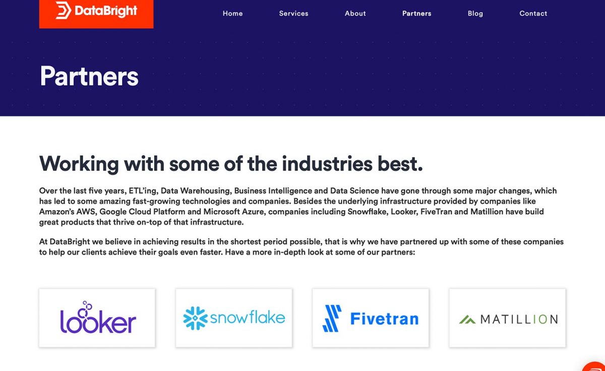 DataBright – Web Design Support